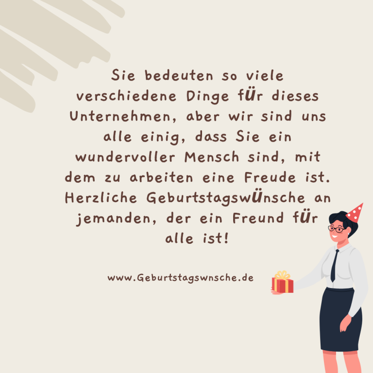 100+ Geburtstagswünsche für Mitarbeiter - Geburtstagswnsche